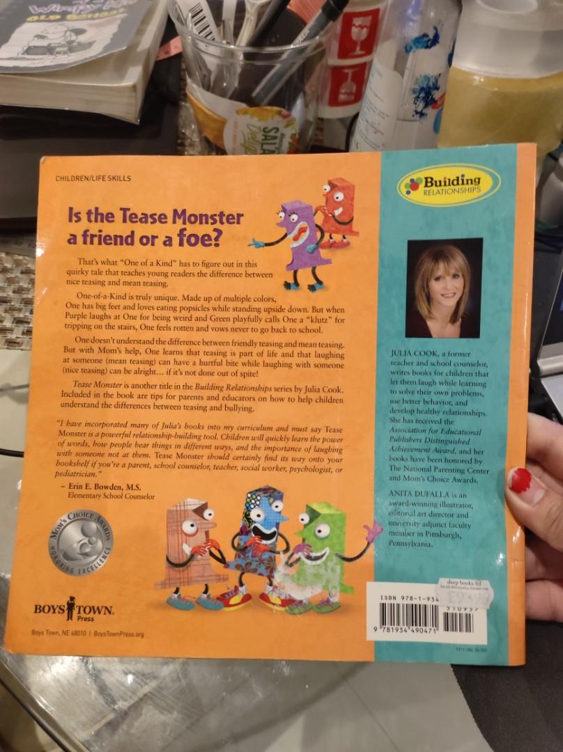 Children's Book about bullying Tease Monster, Hobbies & Toys, Books ...