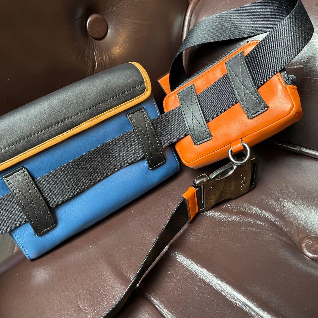 Coach Rider Dual Belt Crossbody Bag, Luxury, Bags & Wallets on Carousell