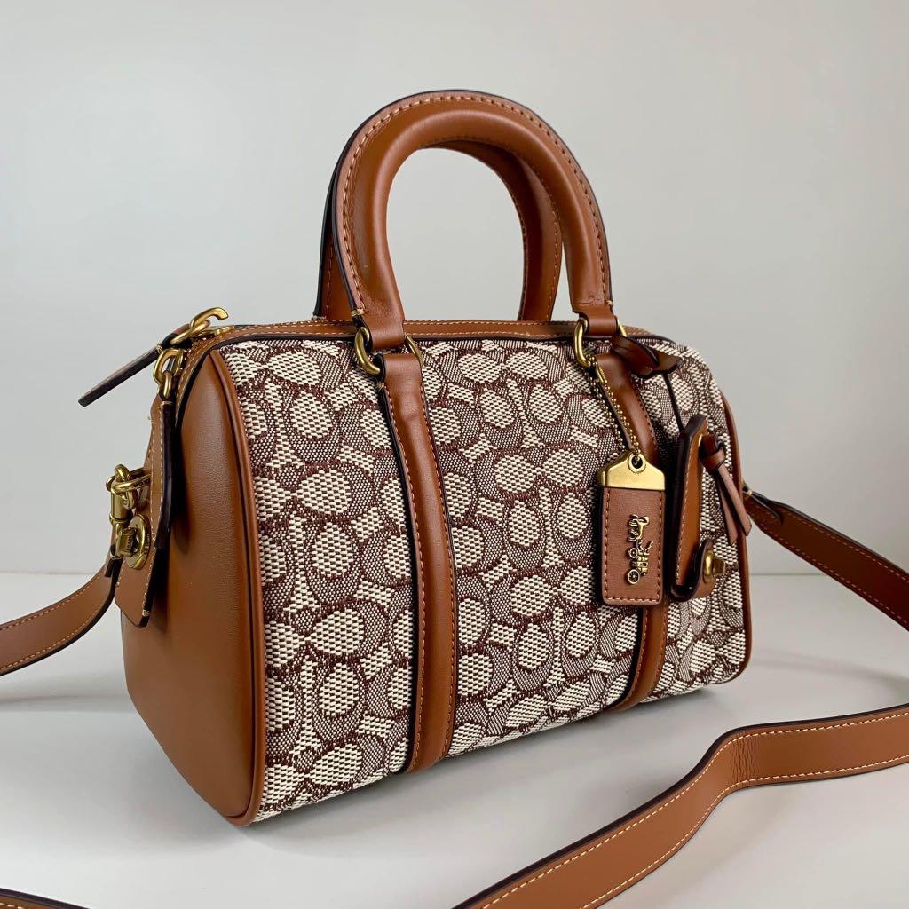 Coach Ruby Satchel 25 in Signature Textile Jacquard, Women's Fashion ...