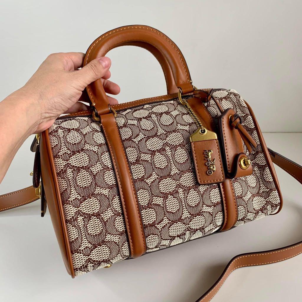 Coach Ruby Satchel 25 in Signature Textile Jacquard, Women's Fashion ...