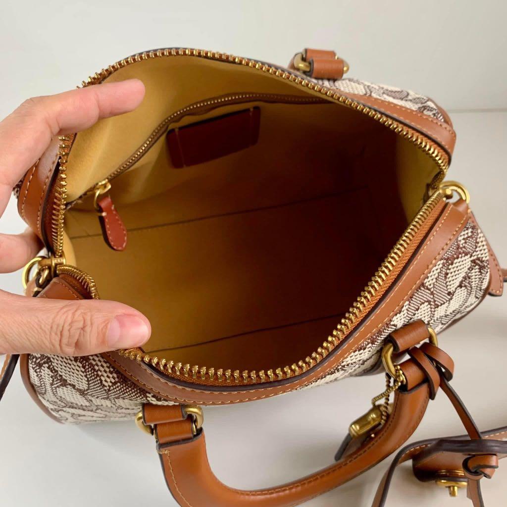 Coach Ruby Satchel 25 in Signature Textile Jacquard, Women's Fashion ...