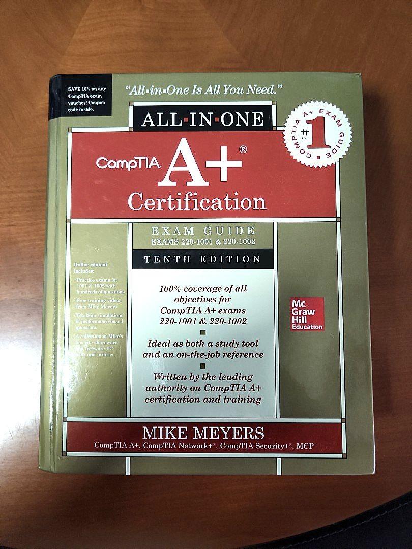 CompTIA A+ Tenth Edtition Book by Mike Myers, Hobbies & Toys, Books ...