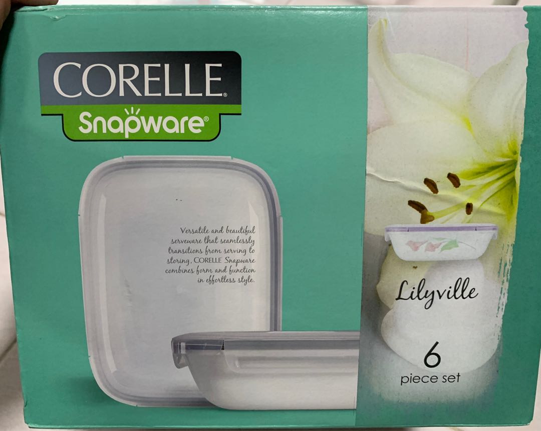 Corelle Snapware, Furniture & Home Living, Kitchenware & Tableware ...