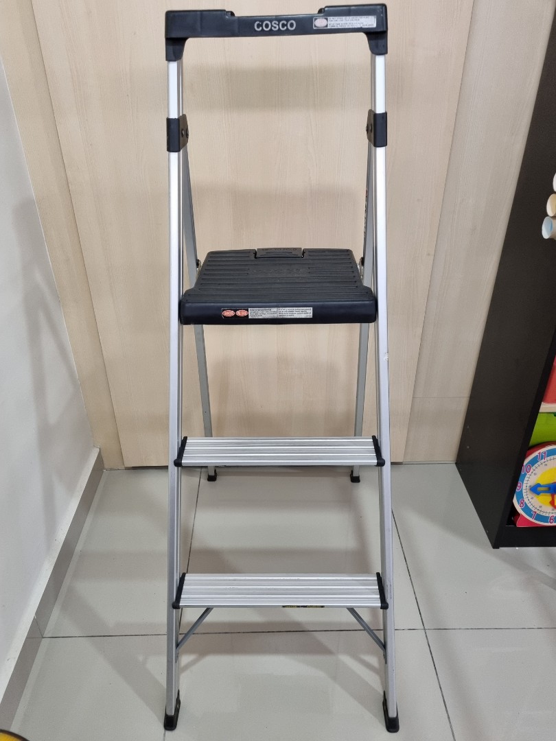 COSCO Lite Solution Aluminium Ladder 3 Step, Furniture & Home Living ...