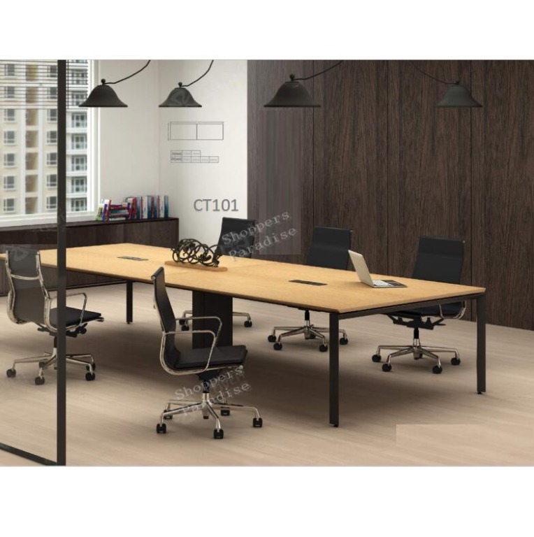 CT 101 Conference table w wire tower & wire box, Boardroom Table ...