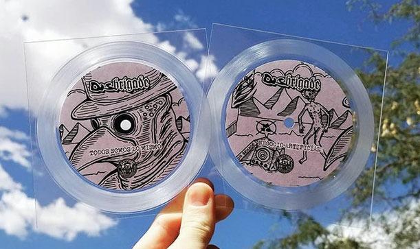 Custom Made Vinyl Record Mixtape 12" 10" 7" LP Two Sided Black/Clear ...