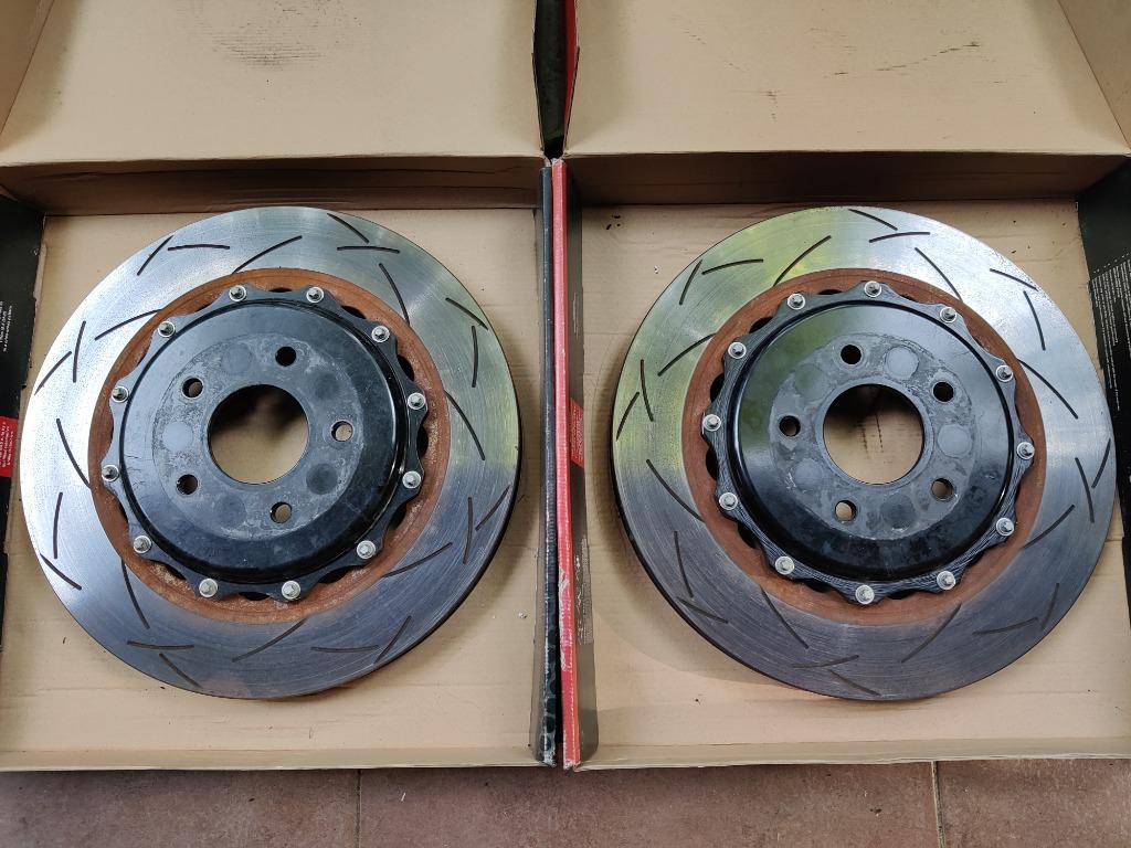 DBA 5000 series T3 two piece slotted rotors 355mm for Nissan Skyline ...