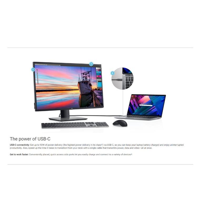 Dell UltraSharp U2720Q - 27 Inch 4K USB-C Monitor, Computers & Tech ...