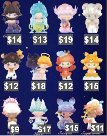 Dimoo Zodiac Horoscope Popmart Figurine, Hobbies & Toys, Toys & Games ...