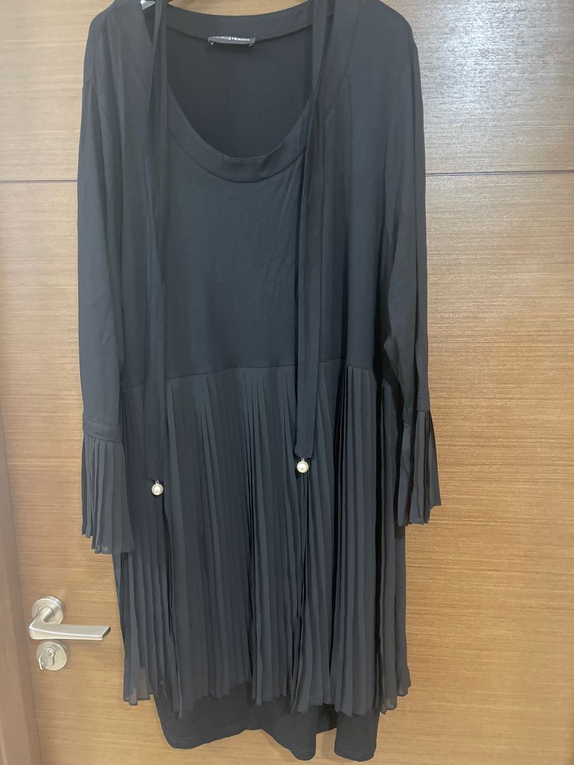 Doris Streich German Designer Black Dress UK20 Plus-size Curve Bundle ...