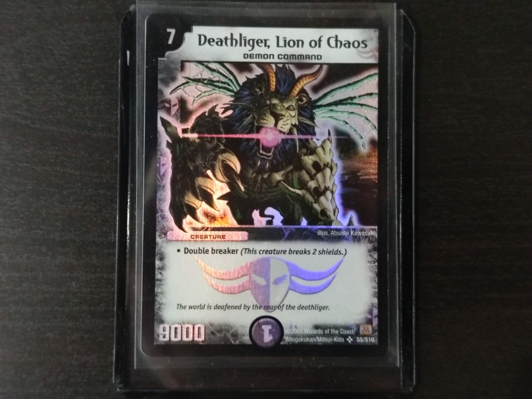 Duel Masters Deathliger, Lion of Chaos, Hobbies & Toys, Toys & Games on ...