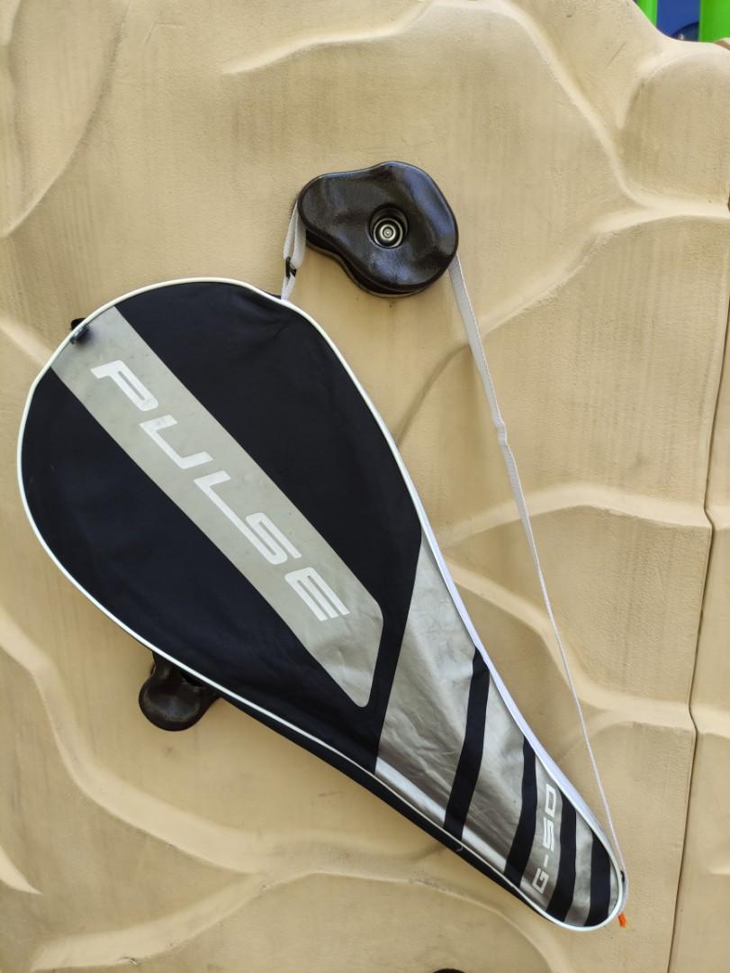 Dunlop Pulse G-50 Yellow Strung Tennis Racket, Sports Equipment, Sports ...