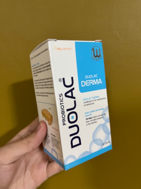 Duolac Derma Probiotics (SEALED), Health & Nutrition, Health ...