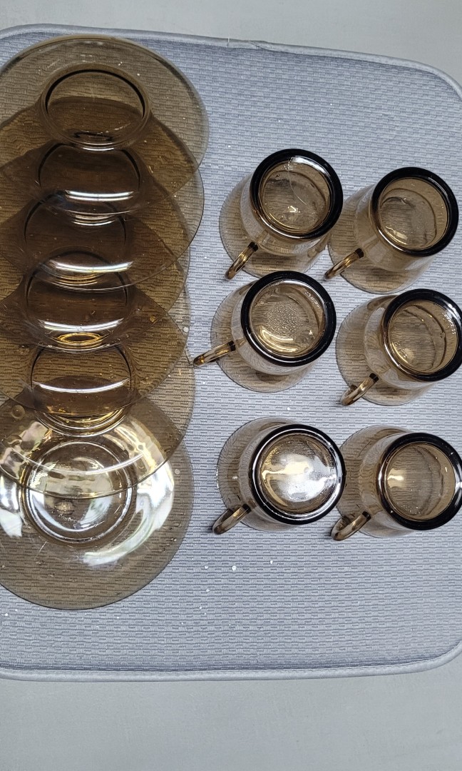 Duralex France coffee and tea set (classic), Furniture & Home Living ...