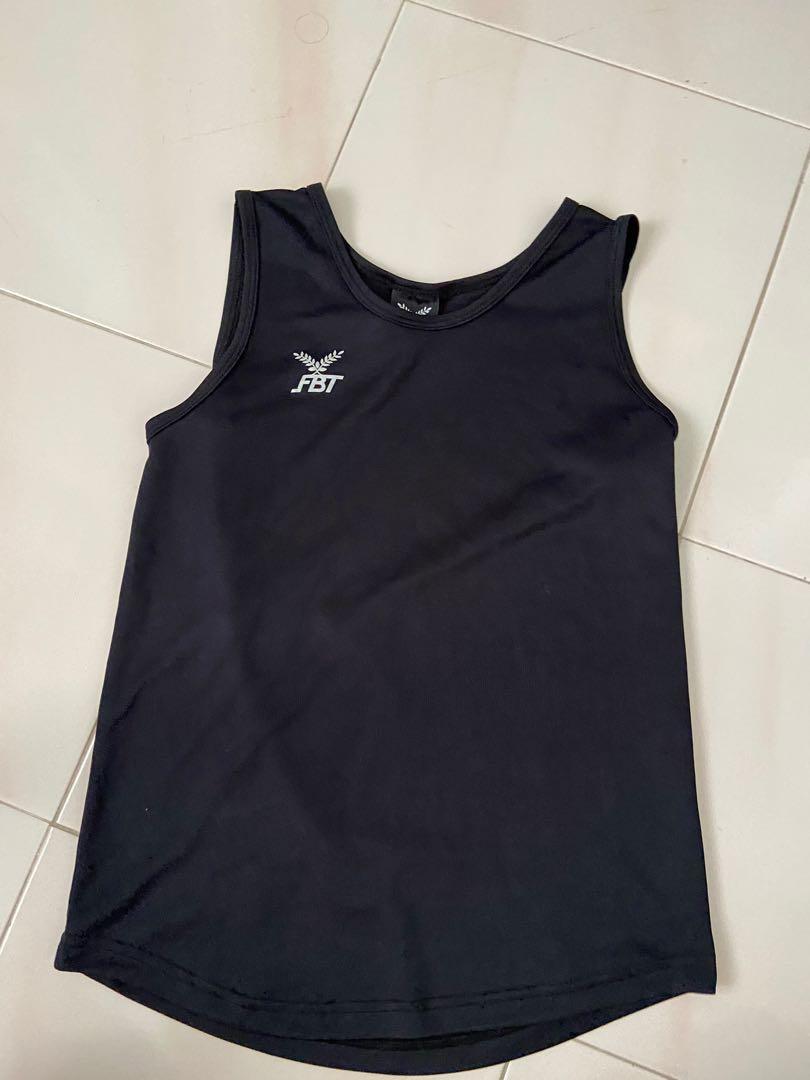 Fbt black singlet top, Women's Fashion, Activewear on Carousell