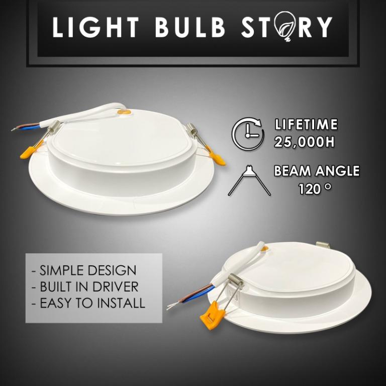 FEDO LED Downlight (SIRIM)- 1 year warranty (BUILT IN DRIVER ...