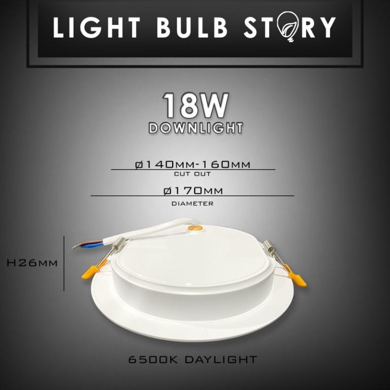 FEDO LED Downlight (SIRIM)- 1 year warranty (BUILT IN DRIVER ...