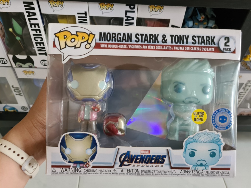 Funko Pop Morgan Stark & Tony Stark, Hobbies & Toys, Toys & Games on ...