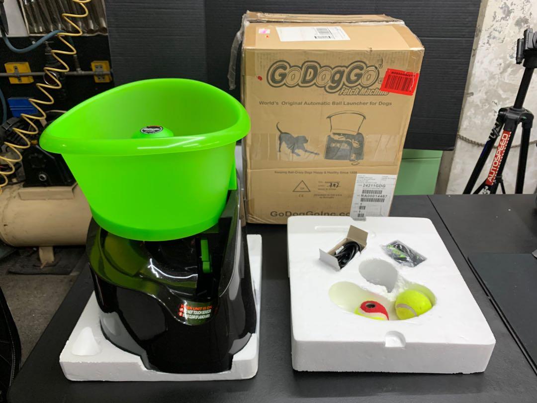 GoDogGo Dog Fetch Machine, Automatic Ball Launcher for Dogs, Pet ...