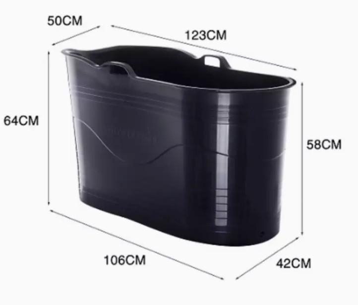 HDB Plastic soaking/bath Tub, Beauty & Personal Care, Bath & Body, Bath ...