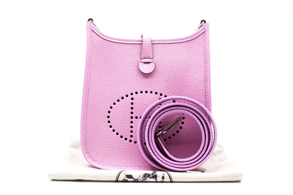 HERMES H069426 MINI EVELYNE TAURILLON CLEMENCE TPM SHOULDER BAGS PHW, MVE SYLVESTRE / CKDA, 名牌 ...