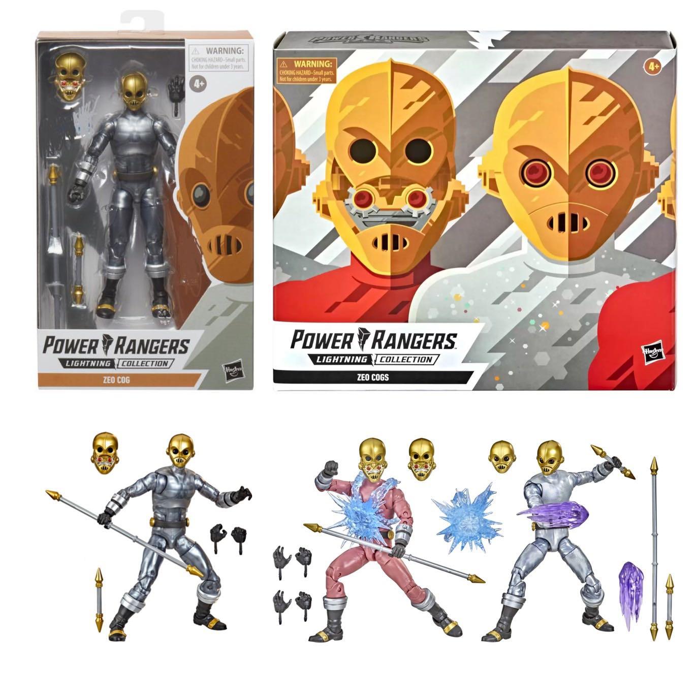 In Hand: ALL 3 COGS! Lightning Collection Power Rangers Zeo Cogs 2 Pack ...