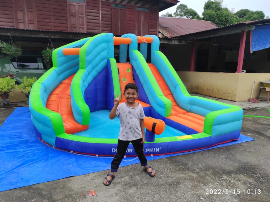 Inflatable SPLASH Pool With Slide (RENTAL), Everything Else, Others on ...