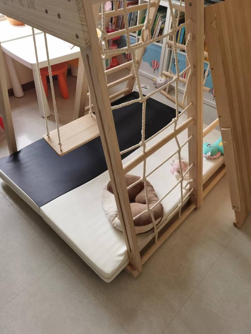 Kids climbing racks, slide, swing, supports multi-activities, Babies ...