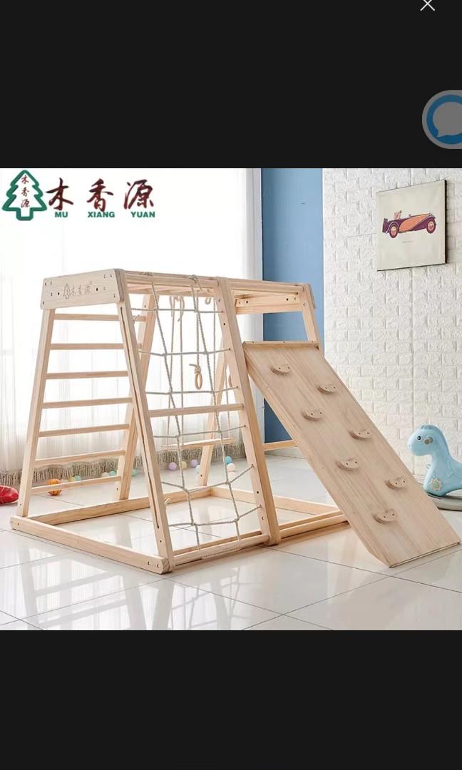 Kids climbing racks, slide, swing, supports multi-activities, Babies ...