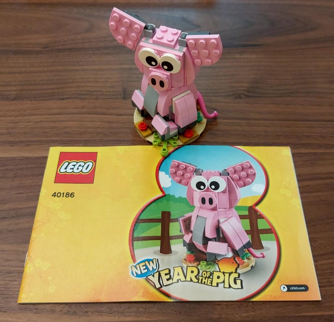 Lego 40186 year of pig cny, Hobbies & Toys, Toys & Games on Carousell