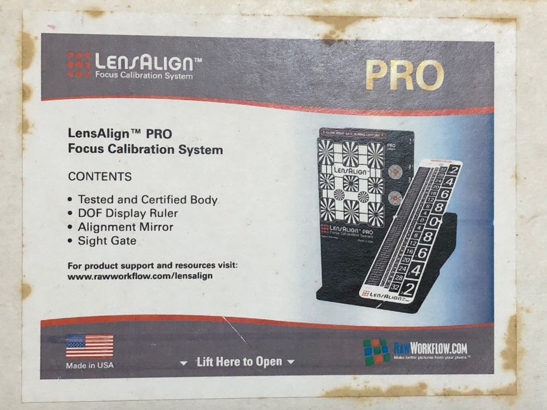 LensAlign Pro, Photography, Photography Accessories, Other Photography ...