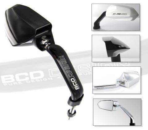 LF: BCD mirror black, Motorcycles, Motorcycle Accessories on Carousell