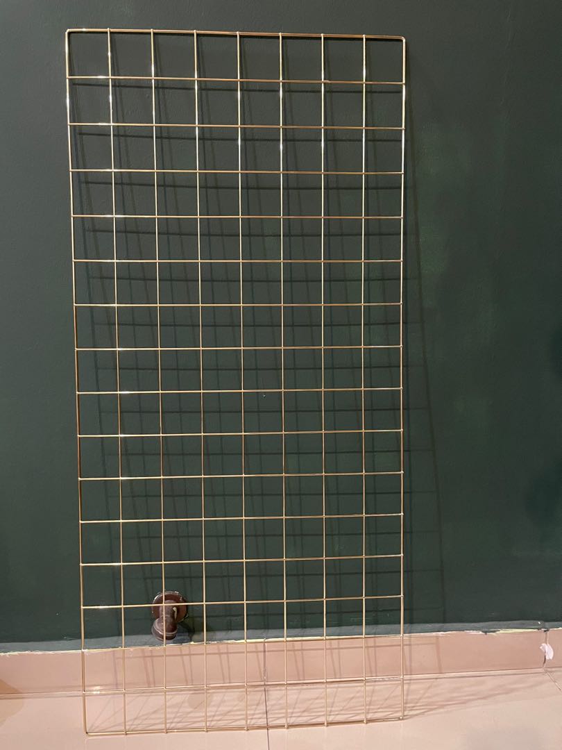 Light Gold frame/wire mesh for wall decor, Furniture & Home Living ...