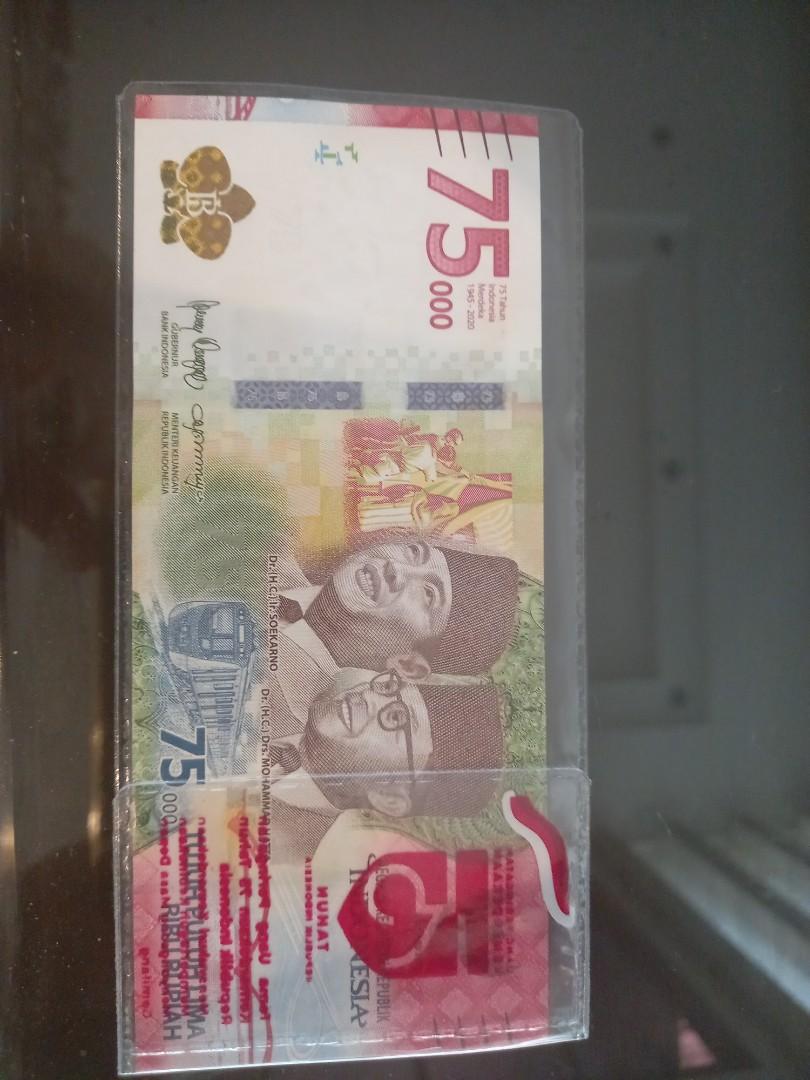 Limited Indonesia 75.000 rupiah, Hobbies & Toys, Memorabilia ...