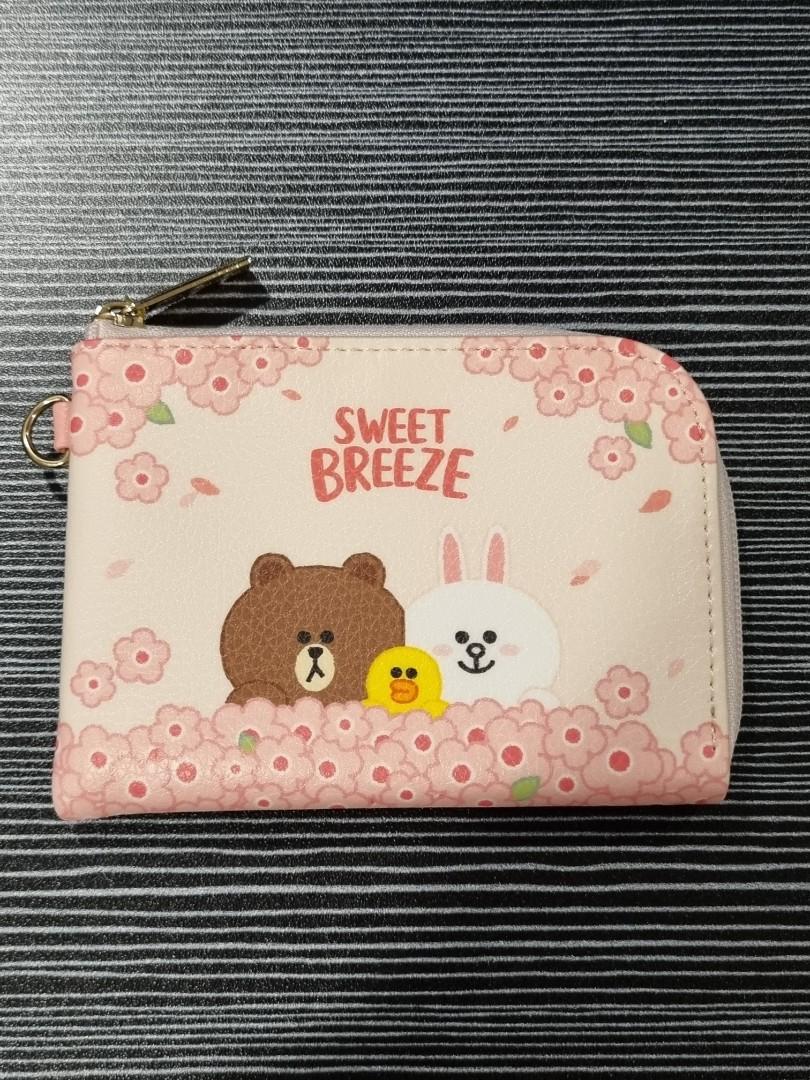 Line Friends (Brown, Cony & Sally) Purse / Wallet / Card Holder, Women ...