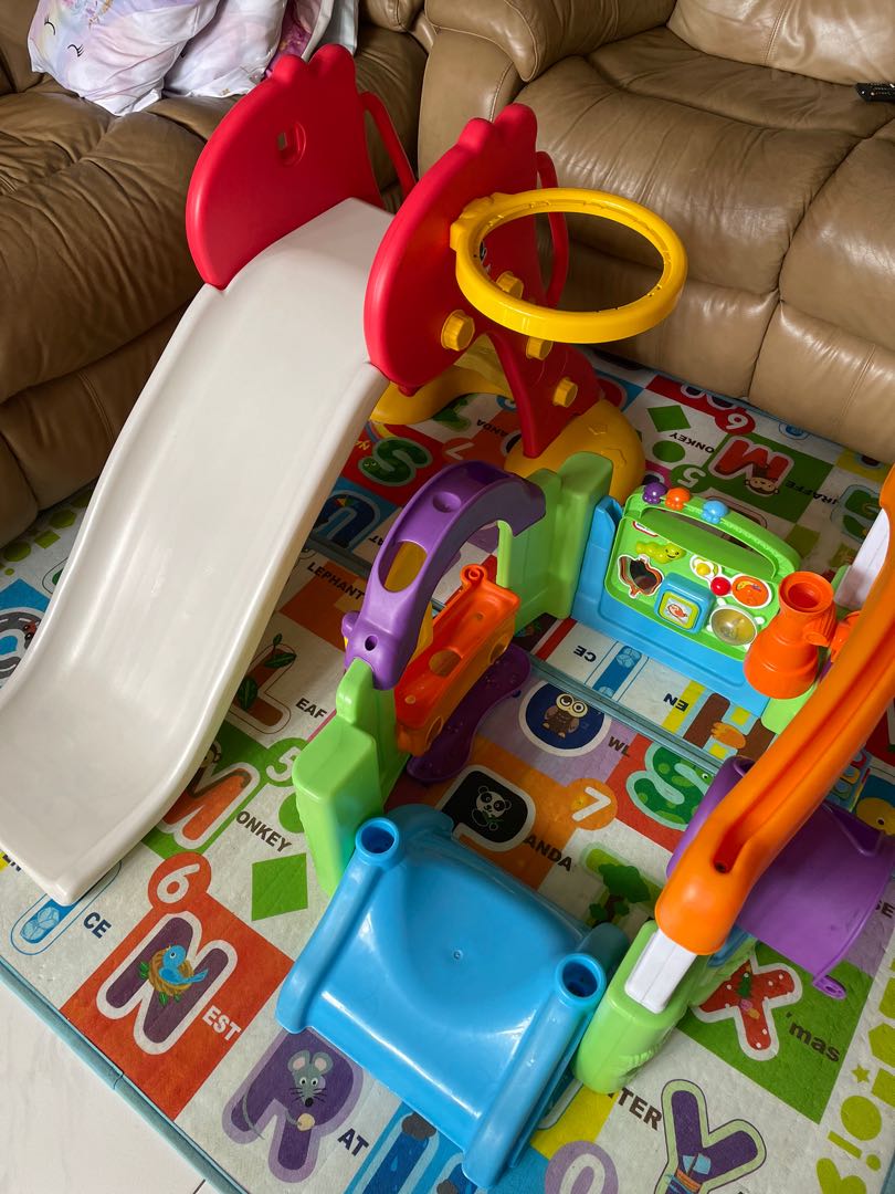 Little tikes Mini garden and slide, Babies & Kids, Infant Playtime on ...