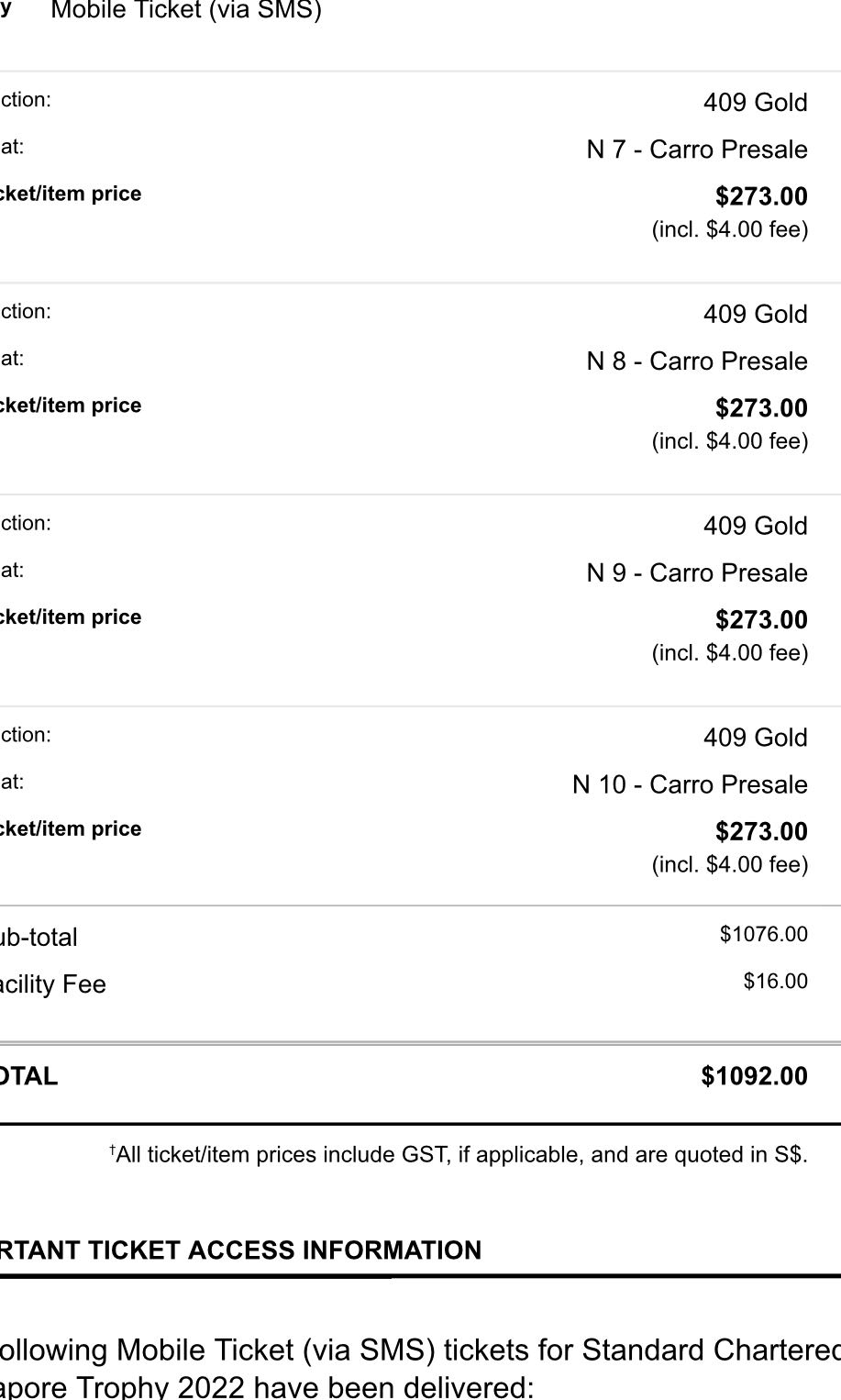(Pending)Liverpool vs crystal ticket (Gold), Tickets & Vouchers, Event ...