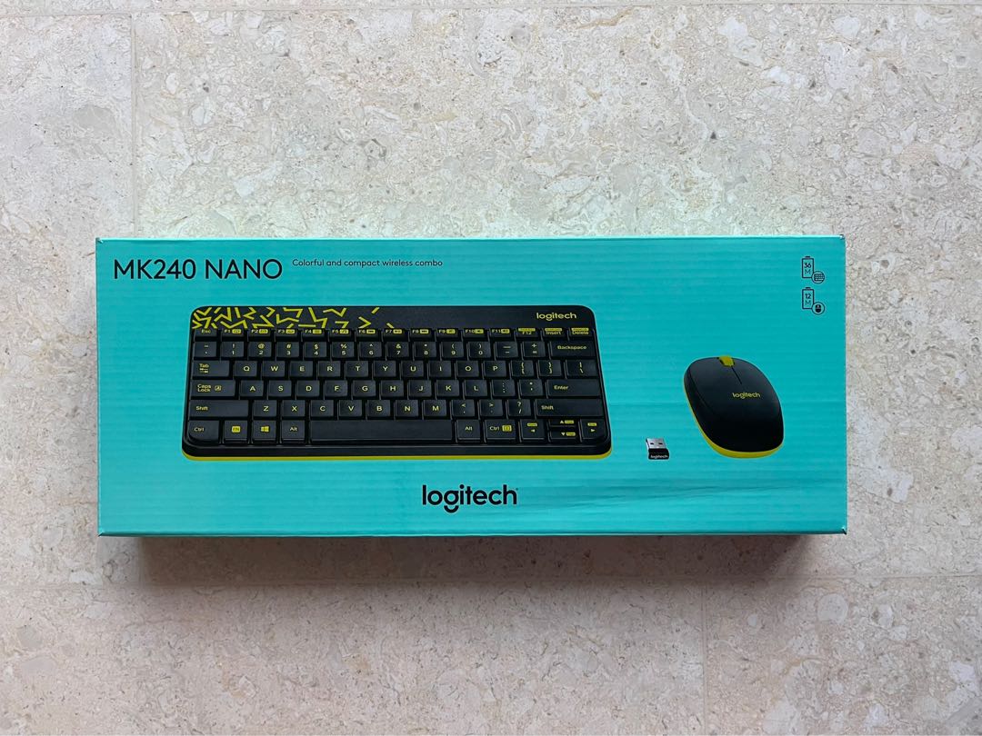 Logitech MK240 Nano Keyboard Mouse, Computers & Tech, Parts ...