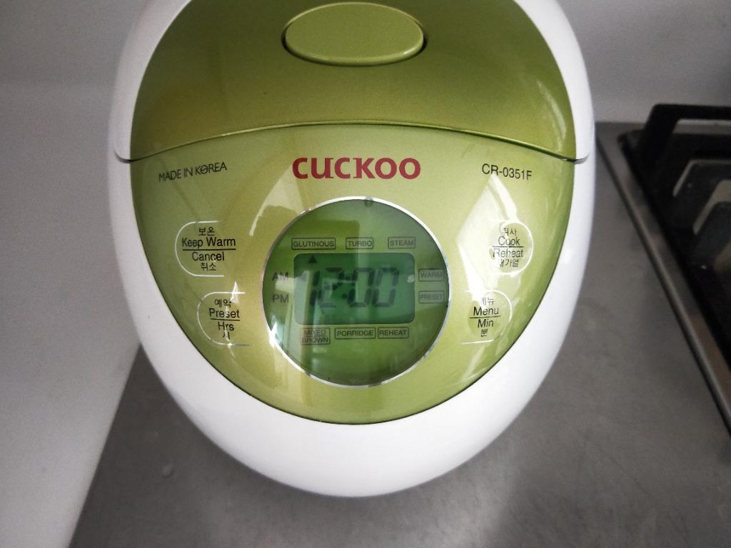 Made in korea Cuckoo 3cup rice cooker (See photo spec), TV & Home ...
