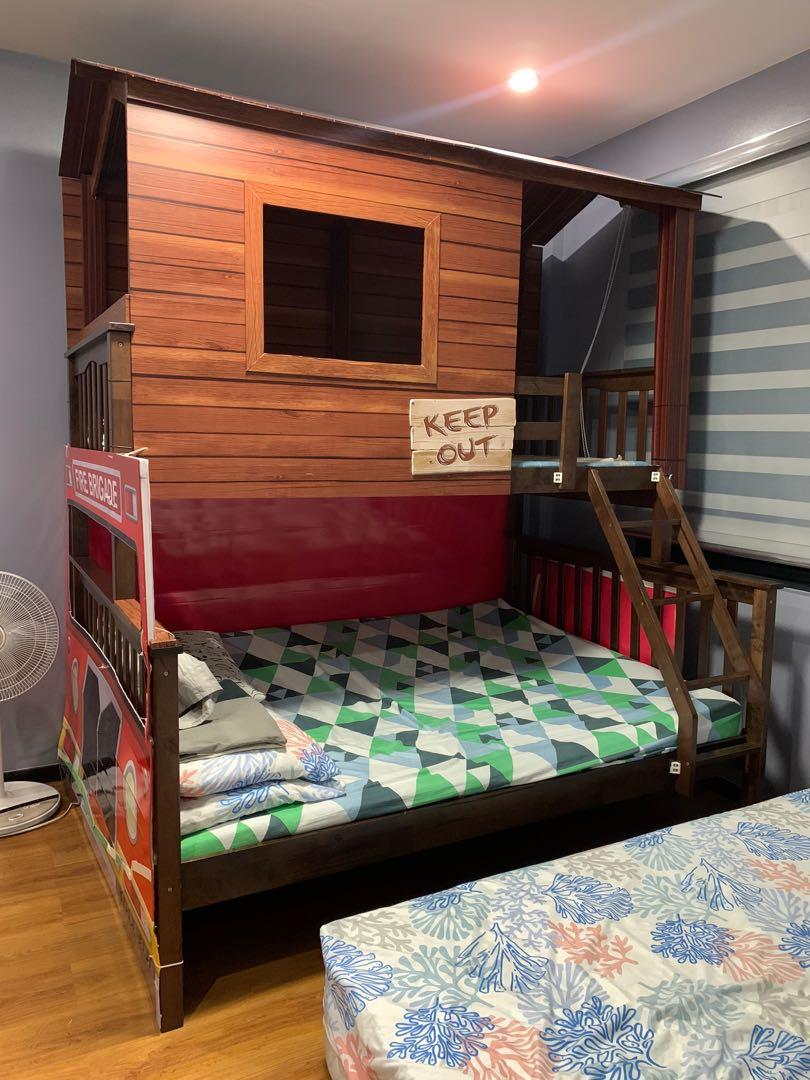 mandaue foam double decker bed frame, Furniture & Home Living ...