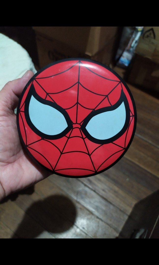 Marvel spider man tin can metal, Hobbies & Toys, Toys & Games on Carousell