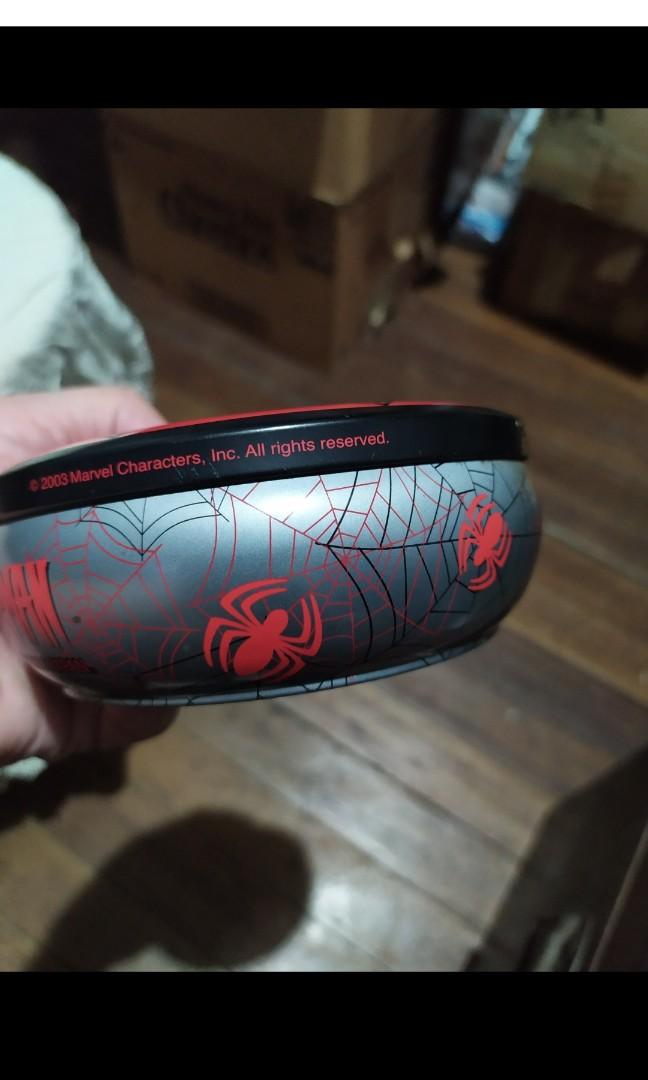 Marvel spider man tin can metal, Hobbies & Toys, Toys & Games on Carousell