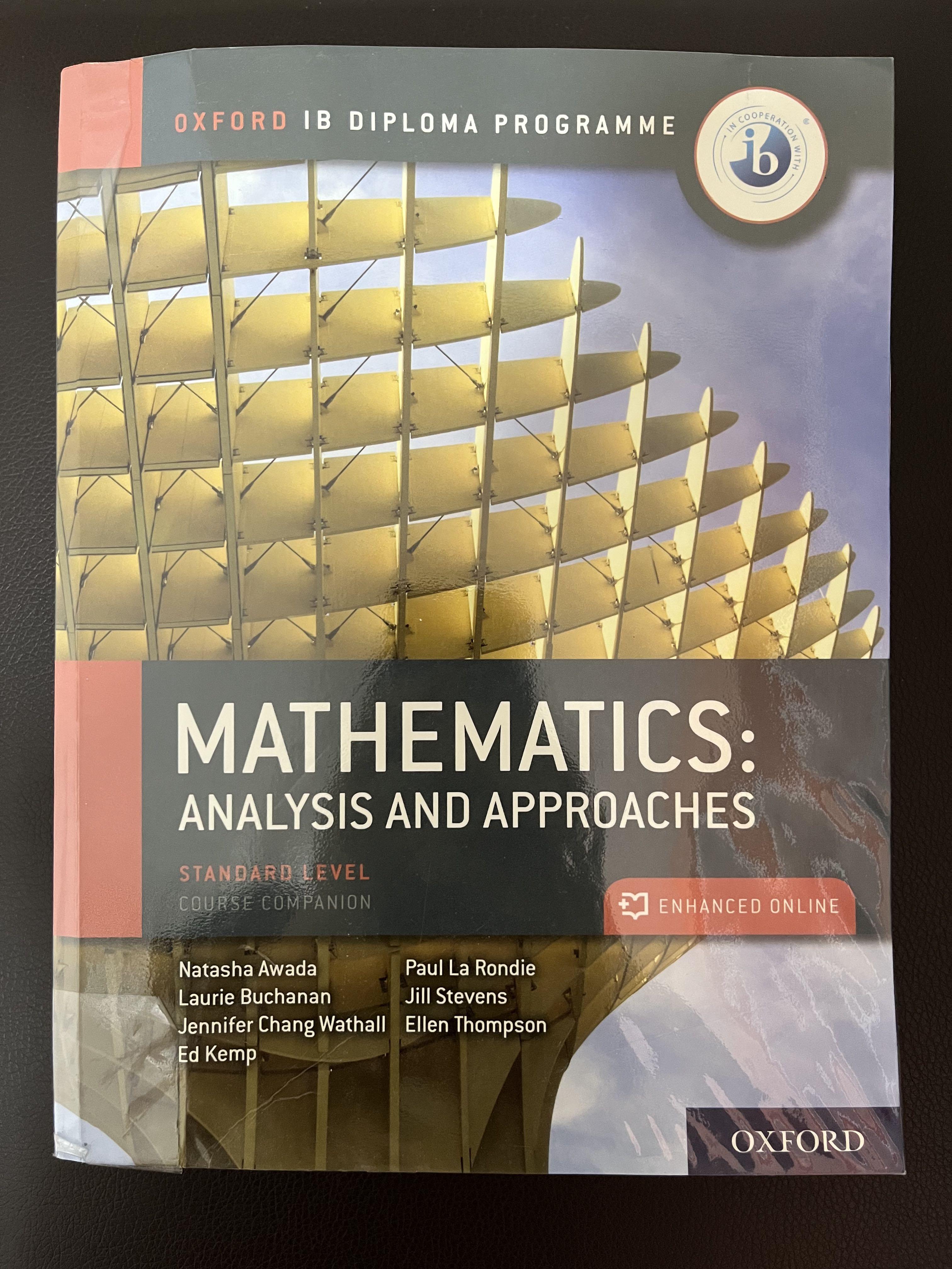 Mathematics: Analysis & Approaches (Standard Level) for IB, Hobbies ...