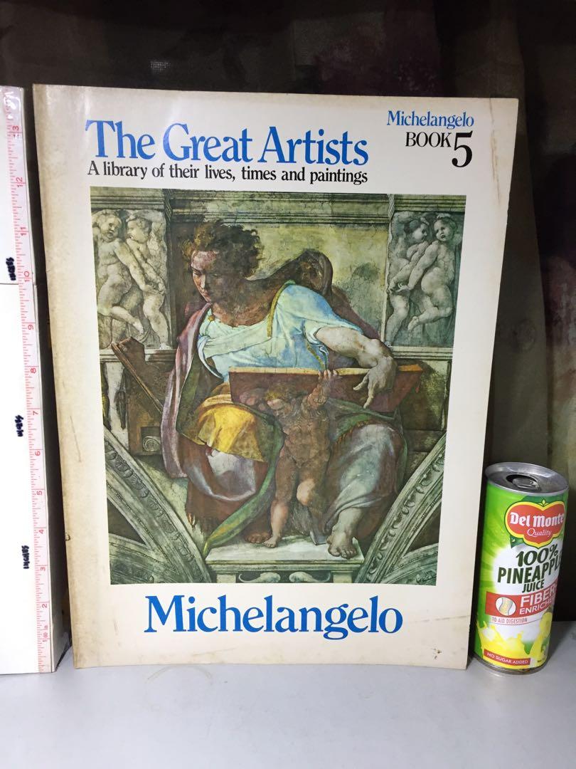 Michelangelo - The Great Artists Book 5 - 1978 Soft Cover Art History ...