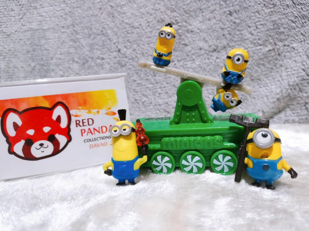 MINIONS SET with 2 minions and Train Car, Hobbies & Toys, Toys & Games ...