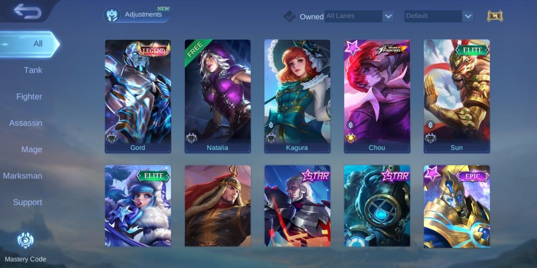 ML Full KOF + Legend + Epic Limited, Video Gaming, Gaming Accessories ...