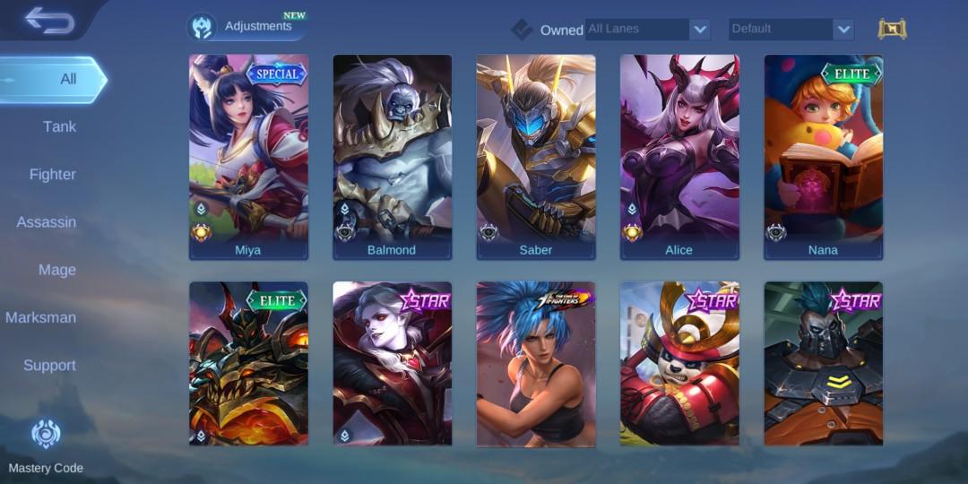 ML Full KOF + Legend + Epic Limited, Video Gaming, Gaming Accessories ...