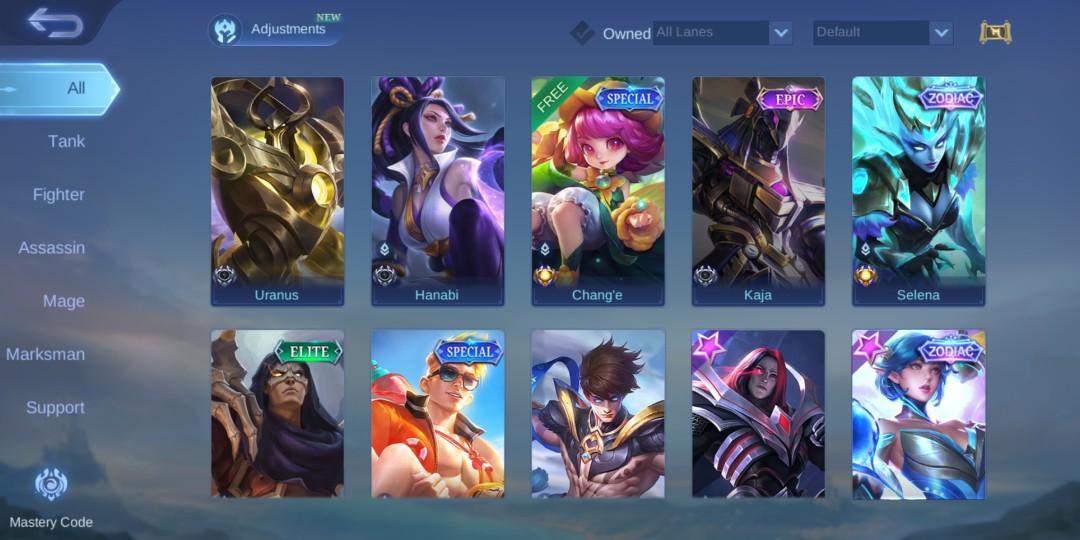 ML Full KOF + Legend + Epic Limited, Video Gaming, Gaming Accessories ...