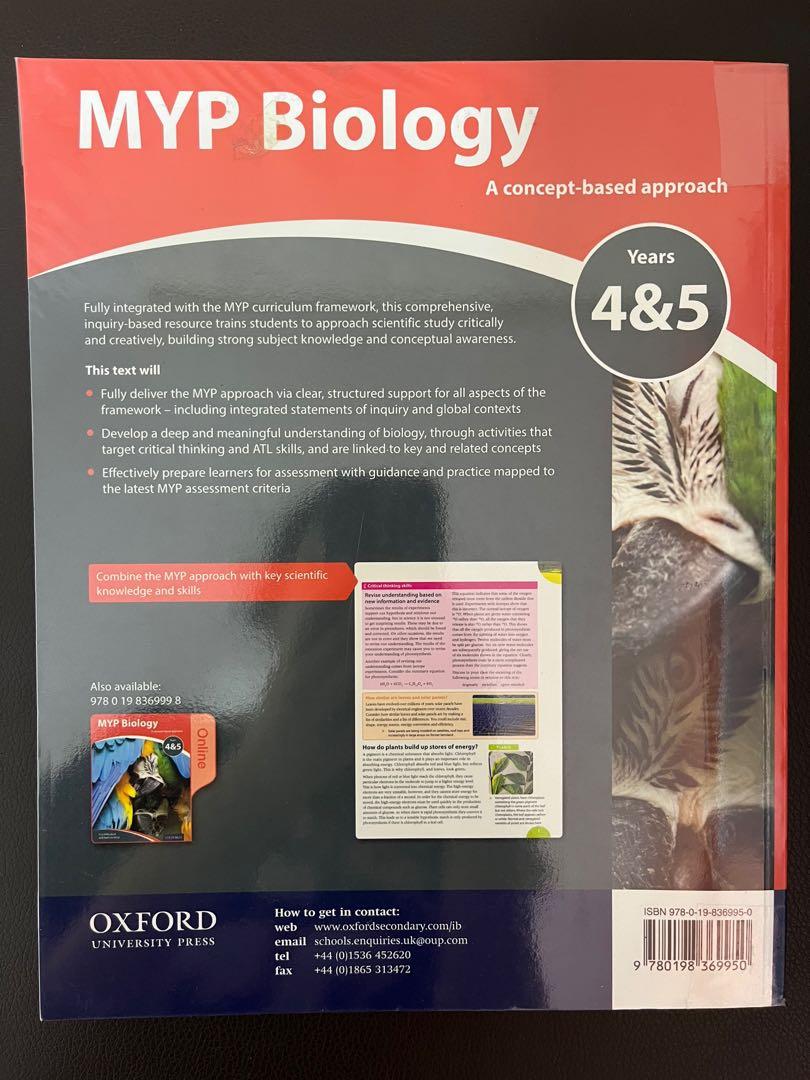MYP Biology Years 4 & 5, Hobbies & Toys, Books & Magazines, Textbooks ...