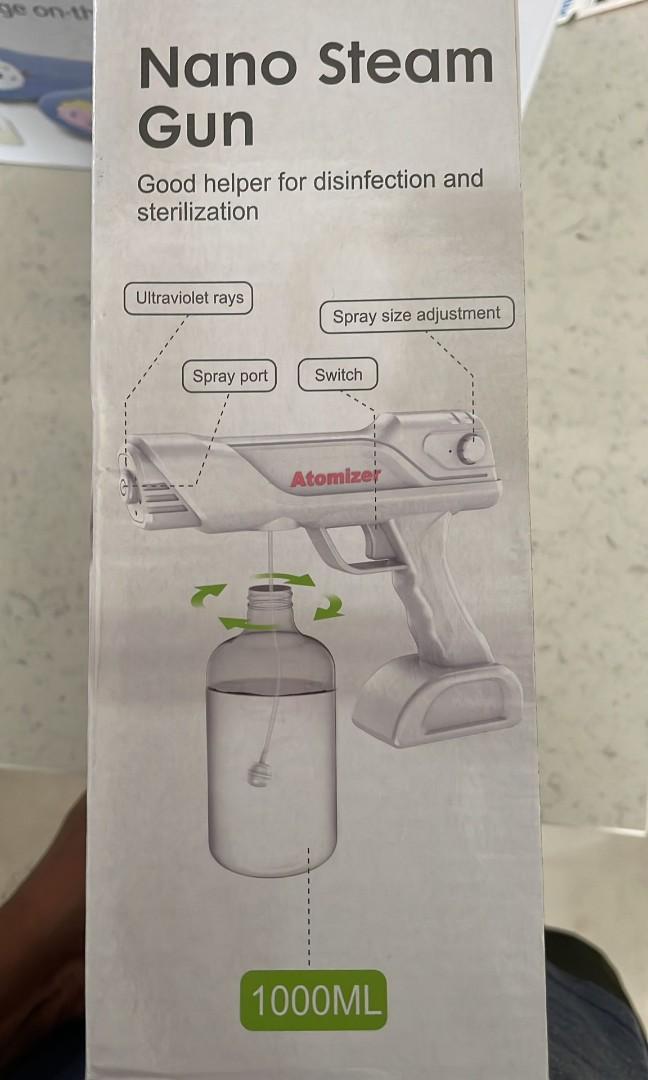 Nano Steam gun- uv disinfection, TV & Home Appliances, Irons & Steamers ...